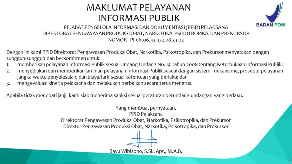 Profil PPID | KLIK CPOB