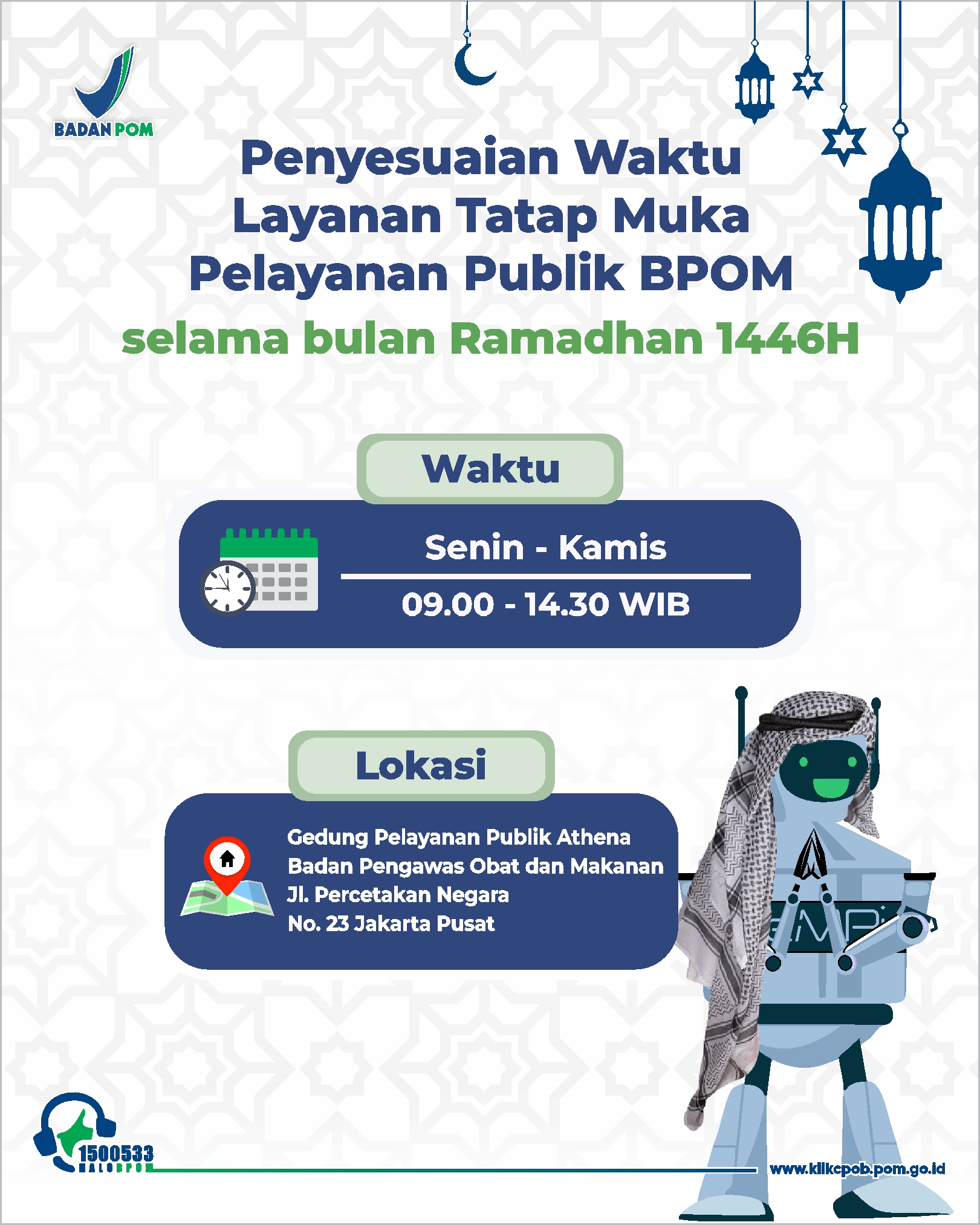 Jam Ramadhan 2025 | KLIK CPOB